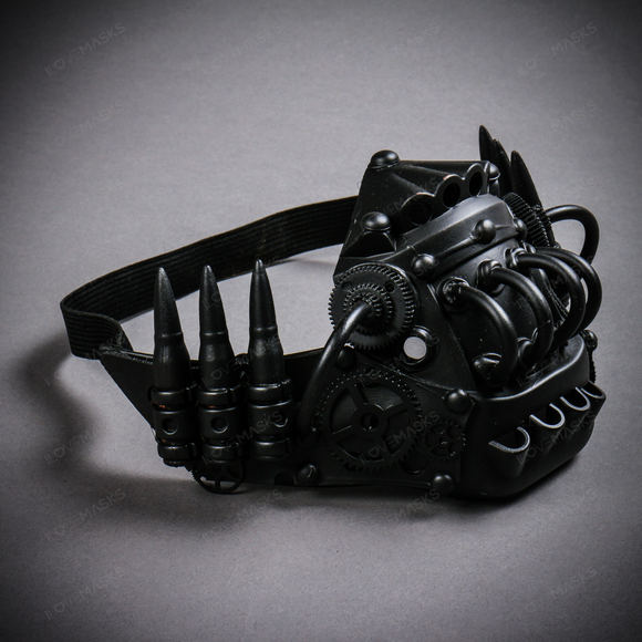 ILOVEMASKS | Accessories | Halloween Steampunk Half Lower Jaw Mask ...